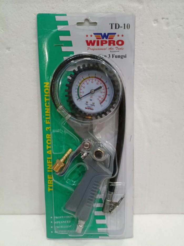 Jual WIPRO POMPA ANGIN BAN AIR INFLATOR KOMPRESOR + METERAN 3 FUNGSI TD-10 - Kota Madiun ...