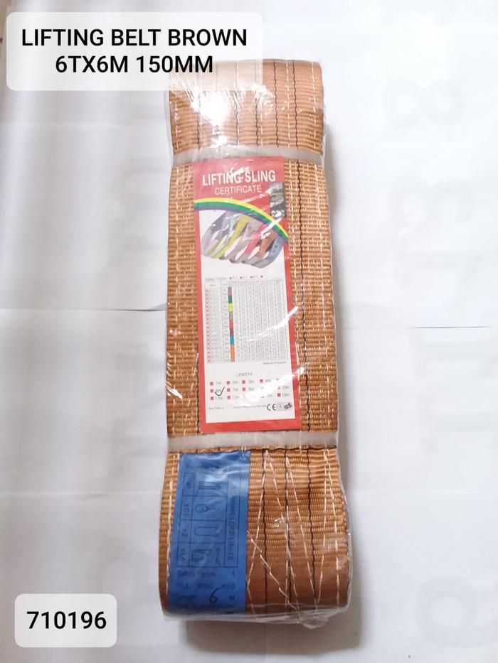 Jual 710196 6TX6M 150MM WEBBING SLING BELT TALI ANGKAT LIFTING BELT ...