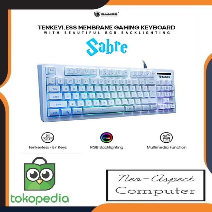 Jual Keyboard Gaming RGB Sades Sabre - Jakarta Pusat - Neo-Aspect | Tokopedia