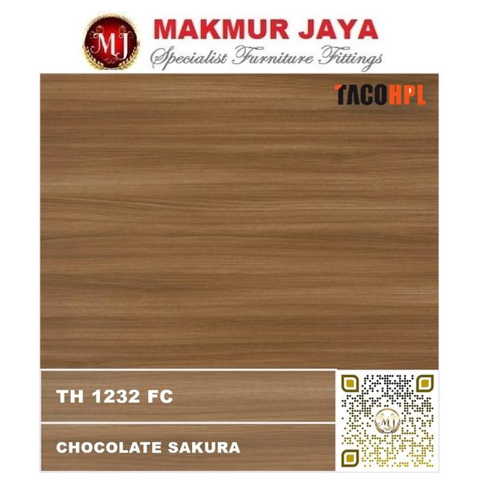 Jual HPL TACO TH 1232 FC CHOCOLATE SAKURA I WOODGRAIN - Kota Tangerang ...