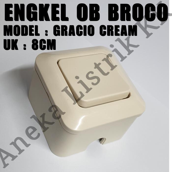Jual BROCO GRACIO SAKLAR ENGKEL OB TUNGGAL OUTBOW SINGLE PLUS BOX ...