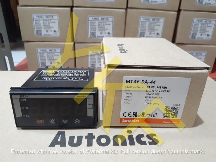 Jual AMPERE METER DC COMPACT AUTONICS MT4Y-DA-44 RS485 - Kota Depok ...