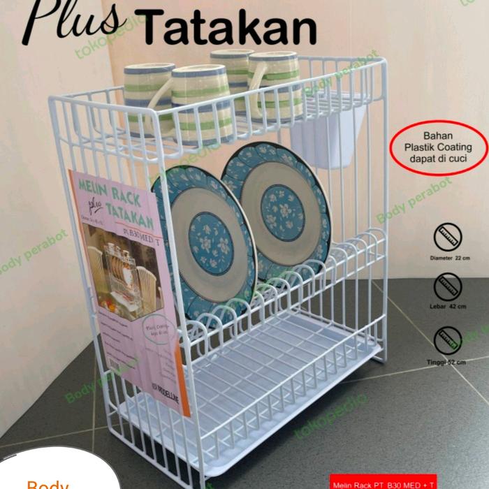 Jual Rak Piring Besi susun 3+Tatakan modeline - Jakarta Timur - Body ...