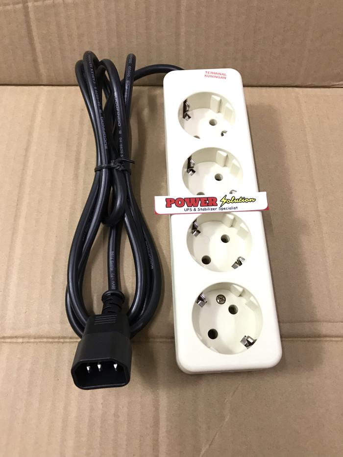Jual Kabel Power Converter UPS APC C14 to Stopkontak 4 socket - Jakarta ...