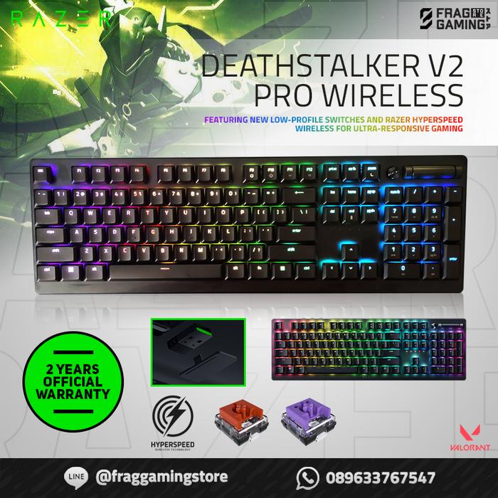 Jual Razer DeathStalker V2 Pro Low Profile Wireless Mechanical Keyboard ...