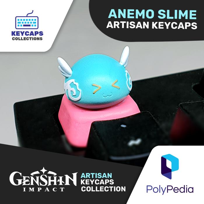 Jual Anemo Slime Genshin Impact Artisan Keycap / Keycaps - Kab ...