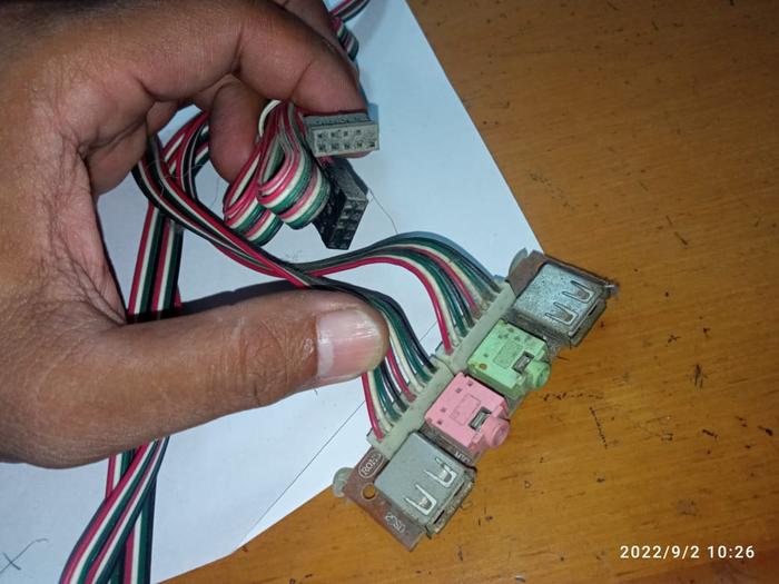 Jual Kabel Front Panel USB Audio Jack Sound Komputer CPU PC Computer 2 ...