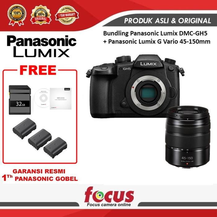 Jual Panasonic Lumix DMC-GH5 (Body) + Free V-Log L + Battery Extra - Body Only - Jakarta Pusat ...