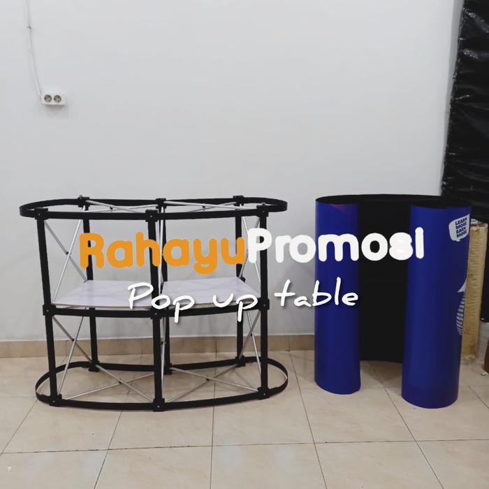 Jual Pop Up table curve / booth portable / meja promosi, Pop Table ...