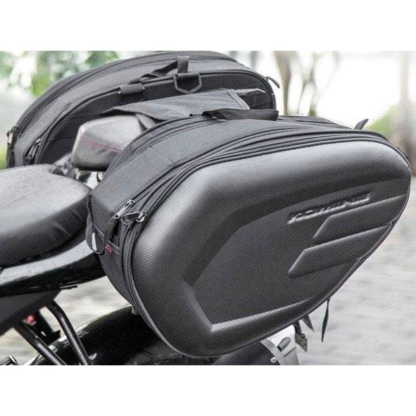 Jual Tas Motor Touring Side Saddle Bag Tas Box Motor SA-212 Black ...