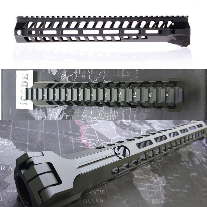 Jual BD ris AR15 rainier MLOK switch 13inch Tactical Rail system aeg ...