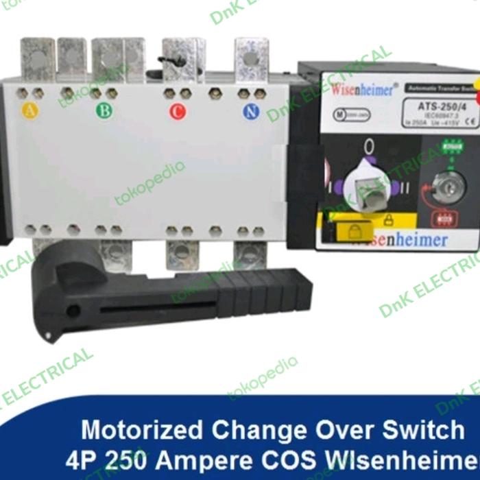 Jual Automatic Change Over Switch/COS Motorized/ATS/ATYS 250A ...
