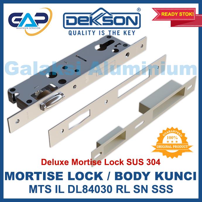 Jual Mortise Lock Door / Badan Kunci Pelor Pintu Dekson MTS RL DL 84030 SSS - Kota Bekasi ...