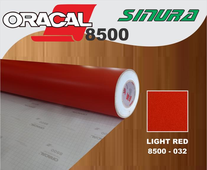 Jual Sticker Oracal Seri 8500-032 LIGHT RED // STICKER UNTUK NEONBOX ...