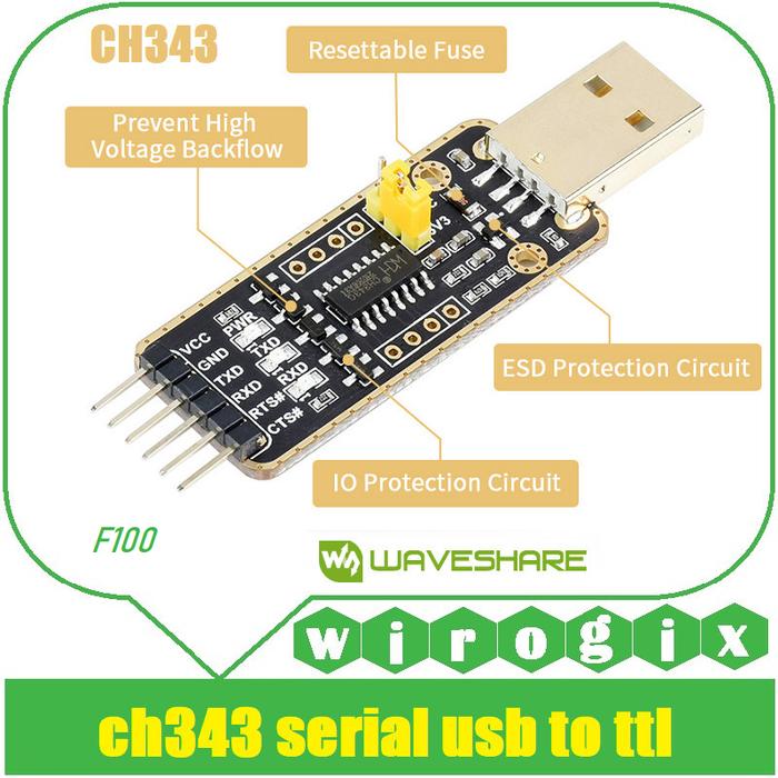 Jual SERIAL USB to UART TTL CH340 Module - Kab. Bandung - wirogix ...
