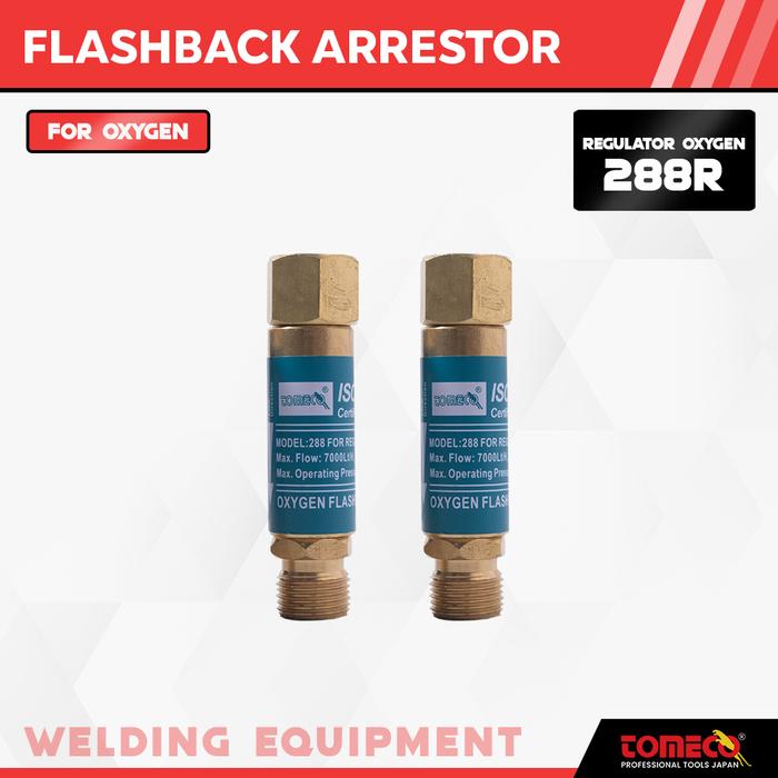 Jual Flashback Arrestor Oxygen Sambungan Pengaman Regulator/Torch Las ...