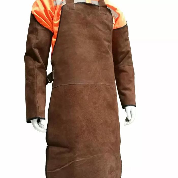 Jual Apron Welding Set Dada dan Tangan Warna Coklat - Kota Bekasi ...