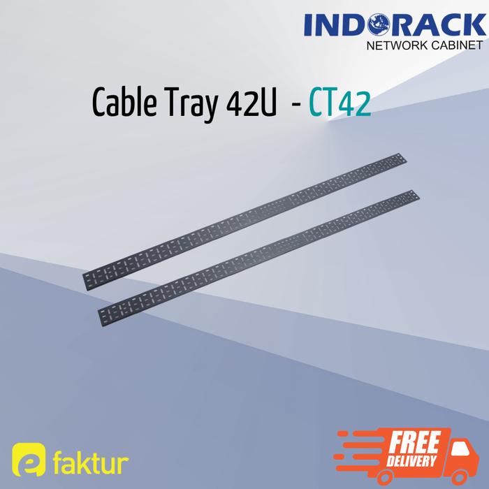 Jual CT42 INDORACK ACCESSORIES RACK 19 CABLE TRAY 42U - Jakarta Pusat ...