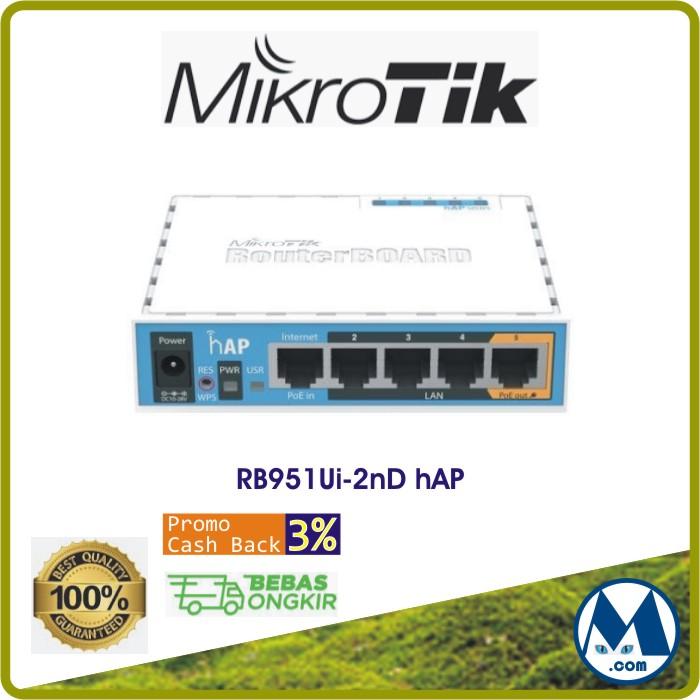 Jual MikroTik RB 951 Ui 2nD hAP / RB951Ui-2nD hAP - Jakarta Pusat - MSI ...