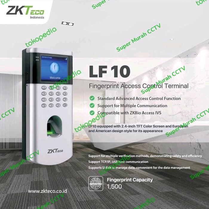 Jual ZKTECO LF10 Mesin Fingerprint Akses Pintu Access Door Control ...