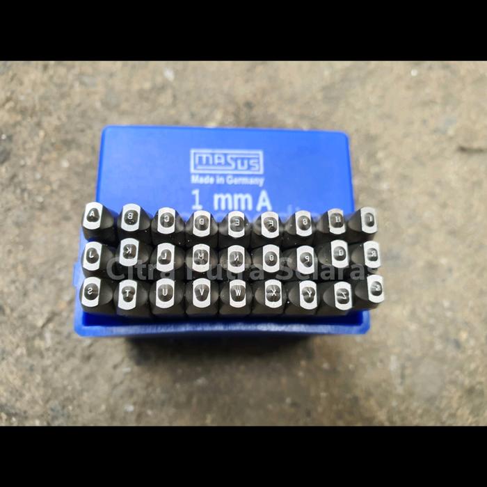 Jual KETOK HURUF (A-Z) ukuran 1mm / LETTER (A-Z) STAMP PUNCH MERK MASUS ...