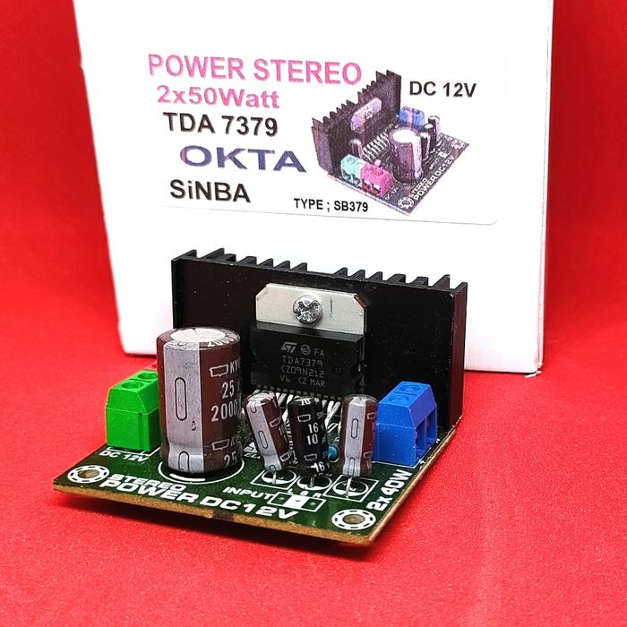 Jual power DC 12v tda7379 tda 7379 2x50w stereo - Kab. Magetan ...