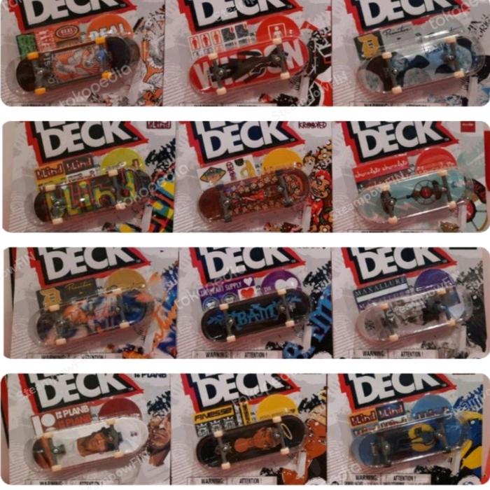 Jual Original Tech Deck Fingerboard Assorted Mini Skateboard Finger ...
