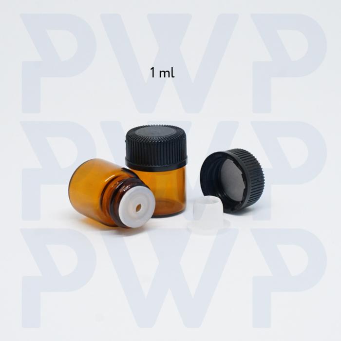 Jual Botol Kaca Amber 1ml / Botol Kaca Sample Tetes 1ml - Jakarta Barat ...