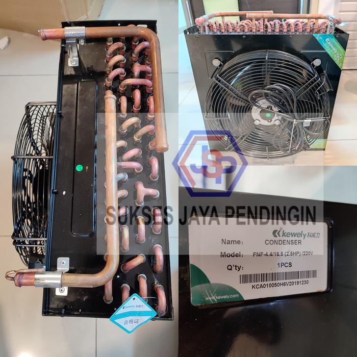 Jual Condensor Kewely 2,5PK 1set Fan & Baseplate / Kondensor 2,5HP ...