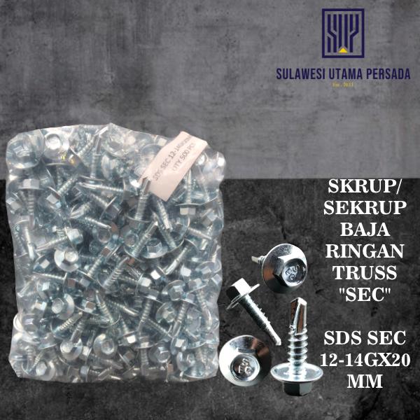 Jual skrup sekrup baja ringan truss 20MM "SEC" / Baut baja ringan truss ...