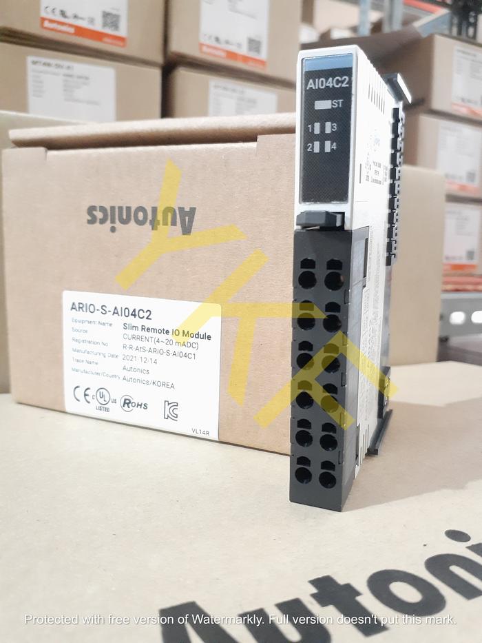 Jual SLIM REMOTE I/O ANALOG INPUT MODULAR AUTONICS ARIO-S-AI04C2 - Kota ...