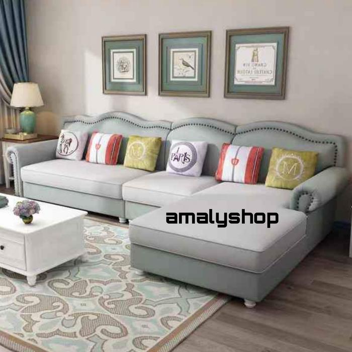 Jual sofa letter l / sofa minimalis / sofa ruang tamu MODERN / SOFA ...