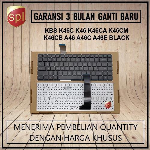 Jual Keyboard ASUS A46C K46 K46CA K46CM K46CB A46 A46C A46E - Black ...