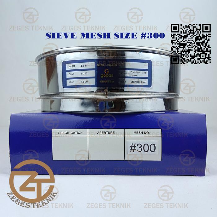 Jual Sieve Mesh Size 300 -- Sieve Test Analys -- Ayakan Tanah Standart ...