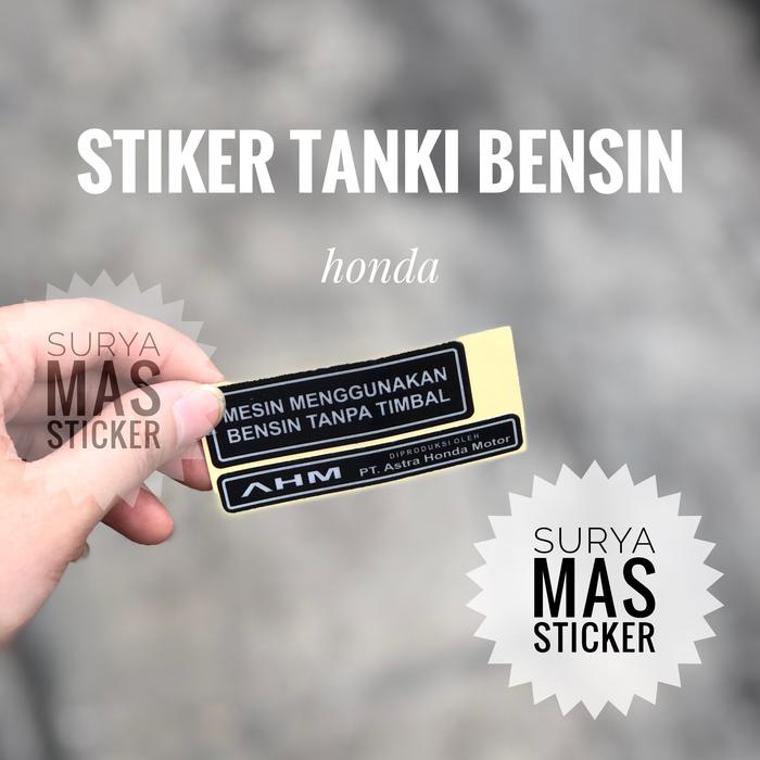 Jual stiker tangki bensin honda - Kota Medan - surya mas sticker ...