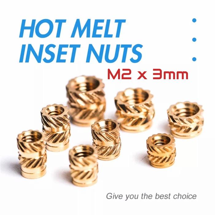 Jual Hex Brass M2 x 3mm insert nut Motherboard Adapter Komputer ...