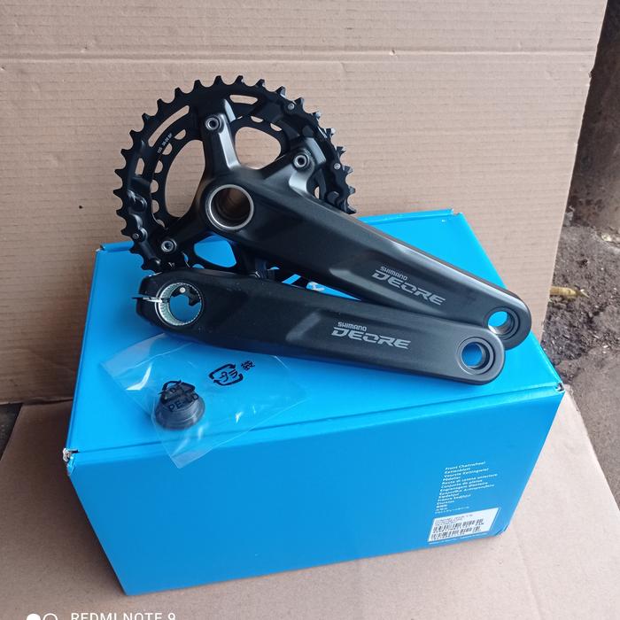 Jual gir crankset crank set shimano DEORE M4100-2 hollowtech 2 HT2 36T-26T - Jakarta Barat ...