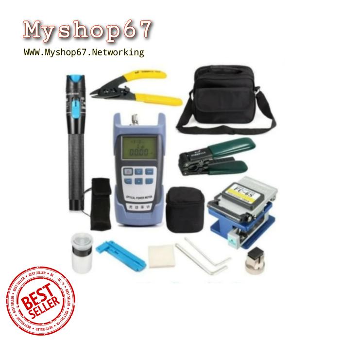 Jual FFTH Tool Kit SET Lengkap OPM VFL Cleaver FO Fiber Optik Toolkit ...
