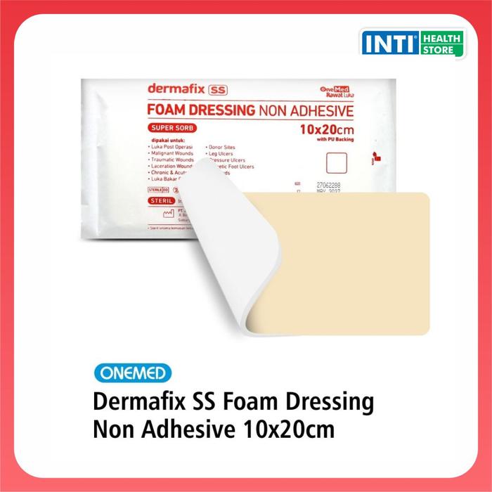 Jual Onemed | Dermafix Ss Foam Dressing Non Adhesive 10 X 20cm | Satuan ...