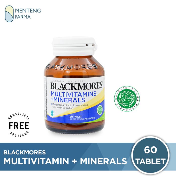Jual Blackmores Multivitamin & Minerals - Isi 60 Tablet - Jakarta Pusat - Menteng Farma | Tokopedia