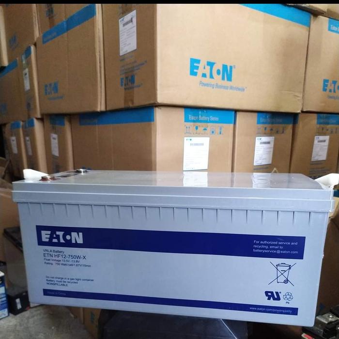 Jual BATTERY VRLA EATON ETN 12-750W-X 12V 200AH UPS SOLAR PANEL NEW - Jakarta Timur - RADJA ...
