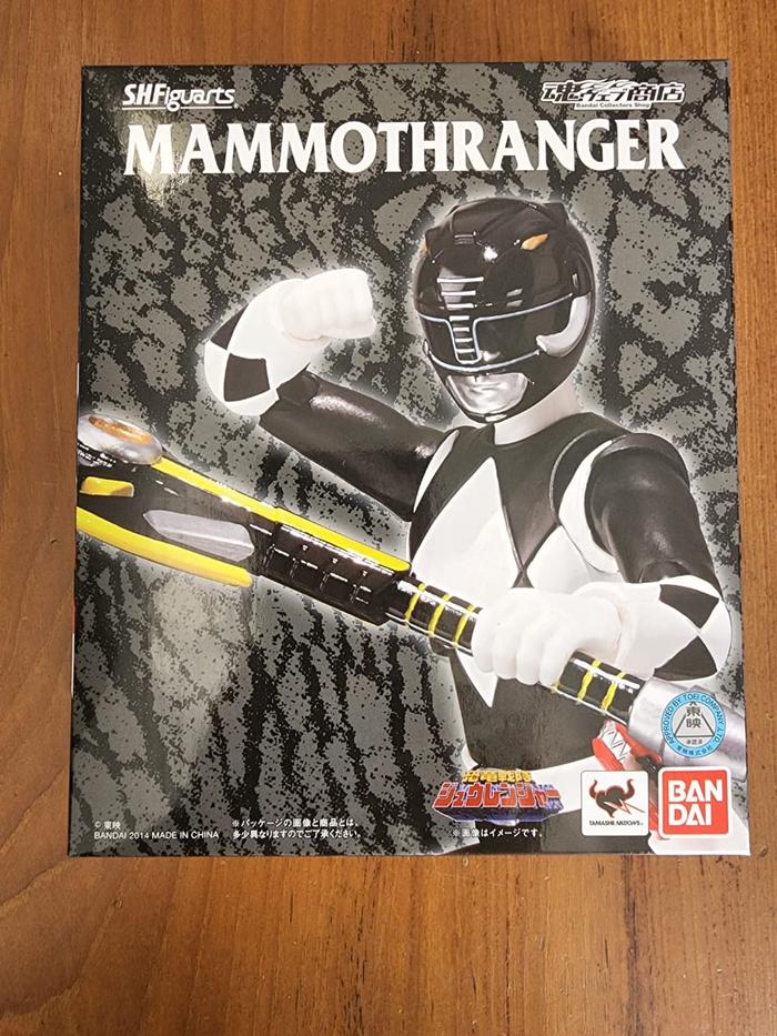 Jual SHF Power Rangers Black / Kyoryu Sentai Zyuranger Mammoth Ranger ...