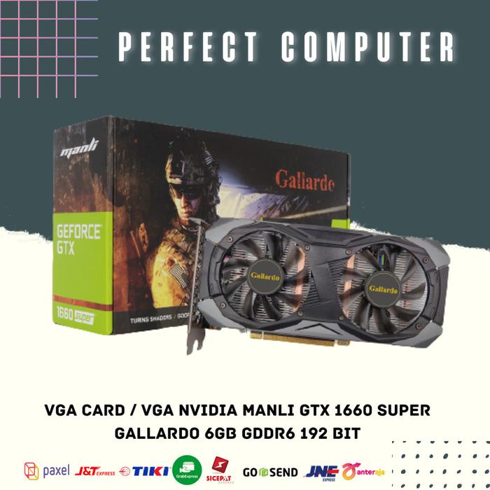 Jual VGA CARD / VGA NVIDIA MANLI GTX 1660 SUPER GALLARDO 6GB GDDR6 192 BIT - Kota Bandung ...