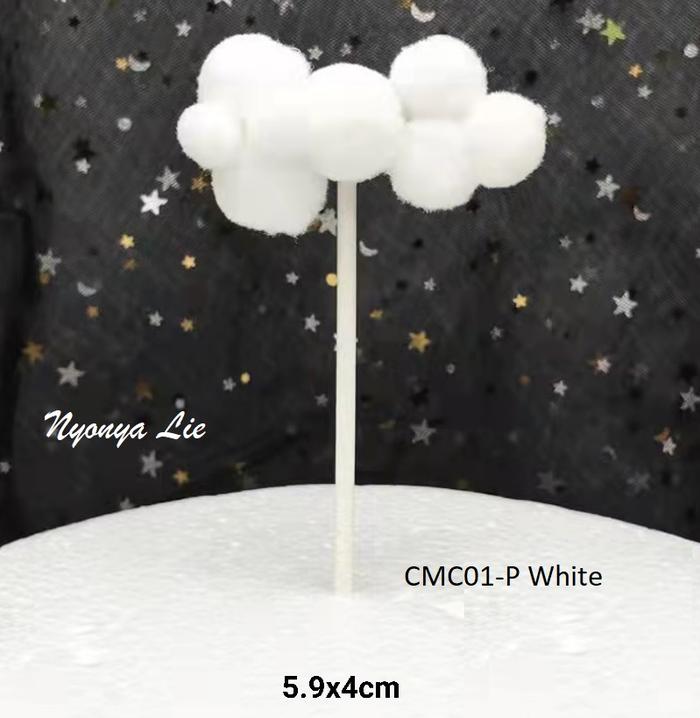 Jual CMC01 Cake Topper Cloud Awan Decor Birthday Party Kue Pesta Ultah ...