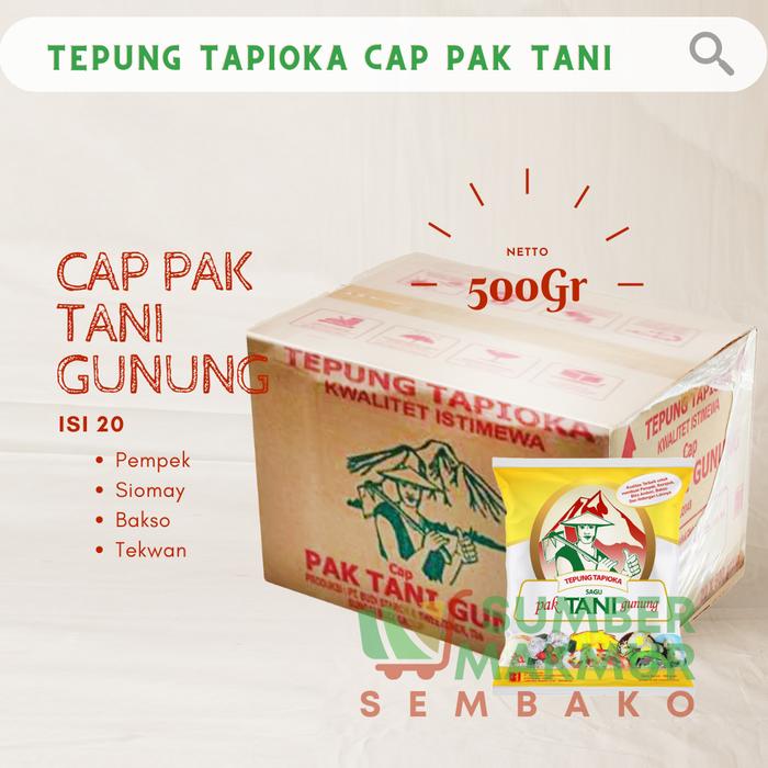 Jual Sagu Dus Cap Pak Tani Gunung Isi 20 x 500gr - Kargo - Jakarta ...