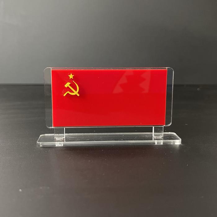 Jual Bendera Meja Negara Soviet / Soviet Union / USSR Timbul MURAH ...