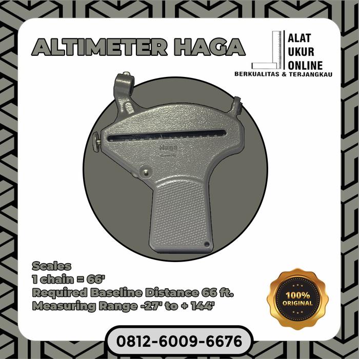 Jual ALAT PENGUKUR KETINGGIAN (HAGA ALTIMETER) - Kota Tangerang Selatan ...