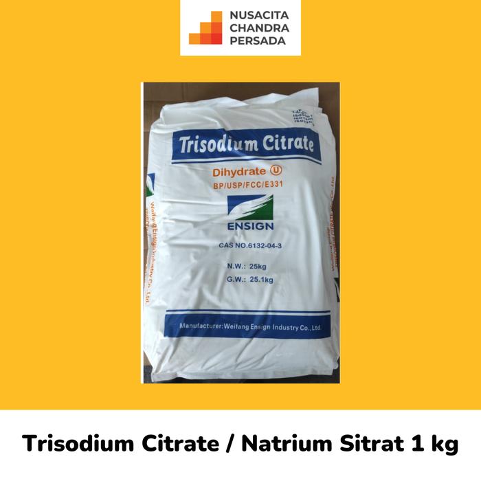 Jual Trisodium Citrate / Sodium Citrate / Natrium Sitrat 1 kg - Jakarta ...
