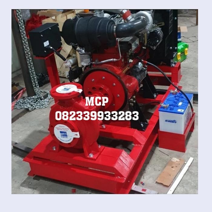 Jual POMPA HYDRANT DIESEL FIRE PUMP EBARA 100x80 ENGINE 4JB1T 500GPM ...