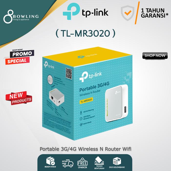 Jual Tp Link MR3020 Portable 3G / 4G Wireless N Router Wifi TL-MR3020 ...